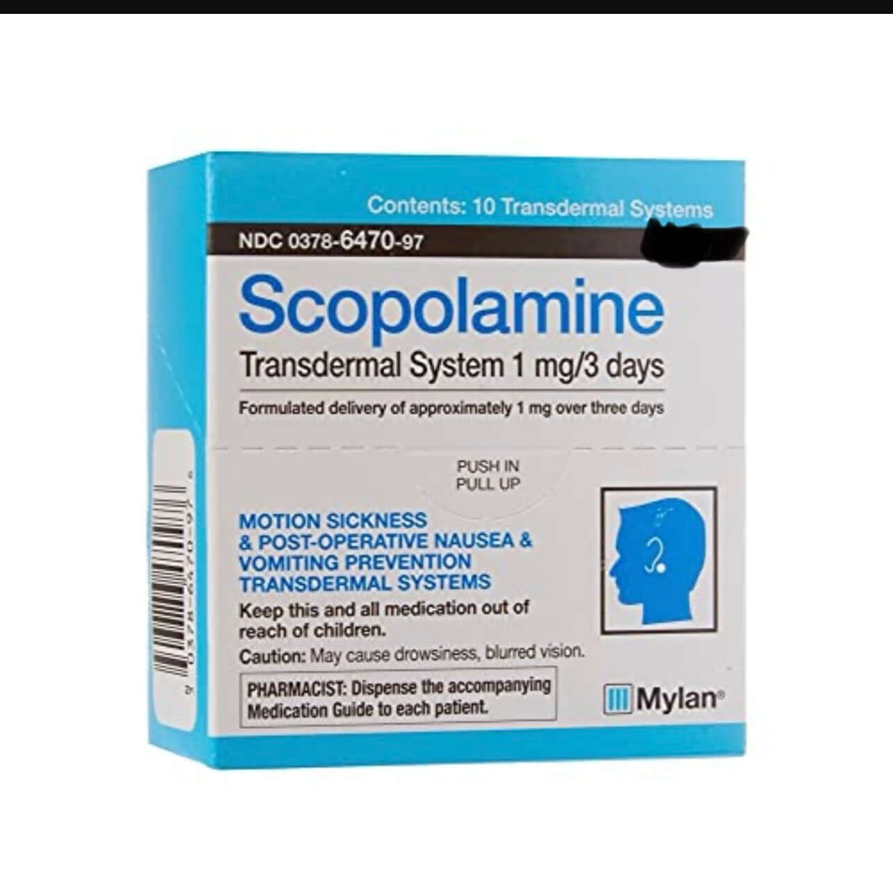 Scopolamine TTS motion sickness prevention 10 patches – Pakuranga Pharmacy