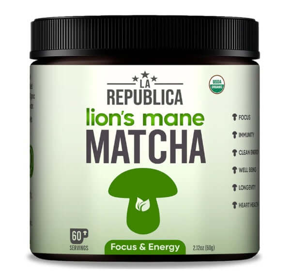 La Republica Matcha with Lion's Mane Extract Powder 60g – Pakuranga ...