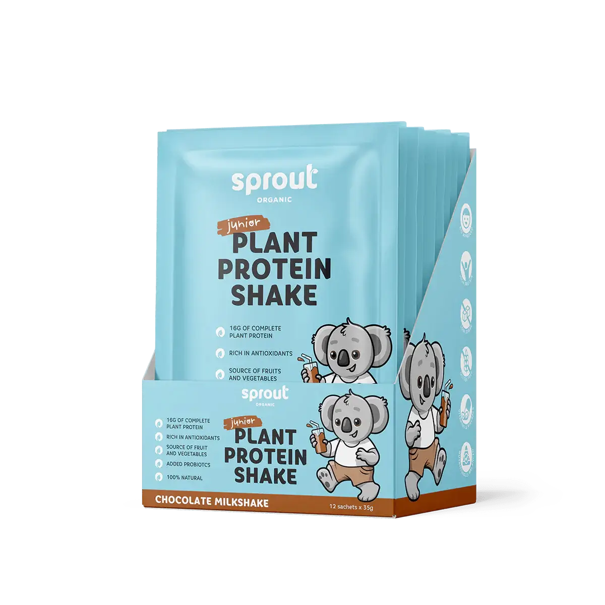 Sprout Organic Junior Plant Protein Shake Sachets – Pakuranga Pharmacy